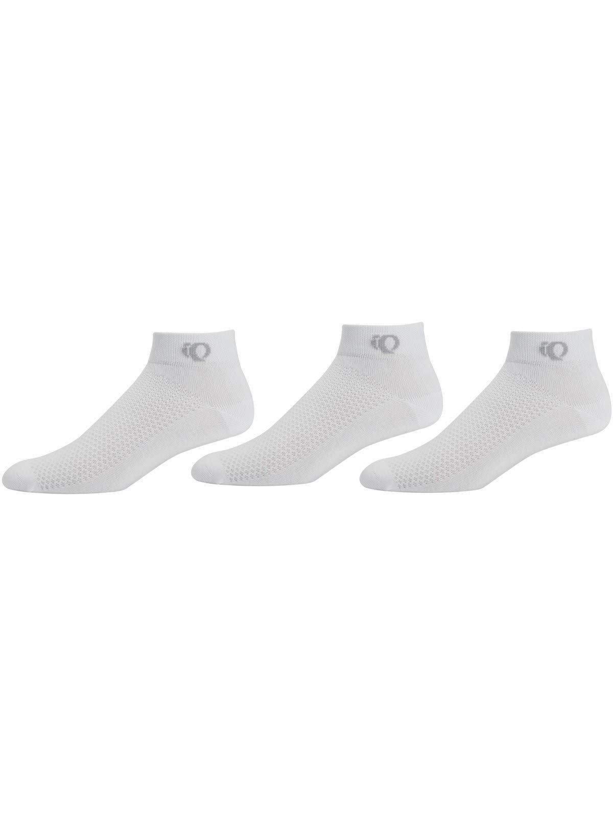 PEARL IZUMI Women Attack Low Sock 3-Pack White (Size: L) Socks