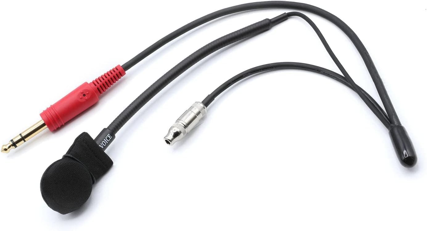 Rugged NASCAR Helmet Kit Headset for Racing Radios Communications Electronics - Features M101 Mic Flex Boom 3.5 Ear Bud Jack