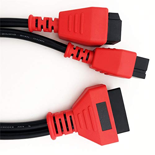 spartshome Cable Adaptor Replacement for Autel DS808 Maxisys MS905 906 908 PRO Elite Autel Fit for Chrysler Programming Cable 12+8 Connector