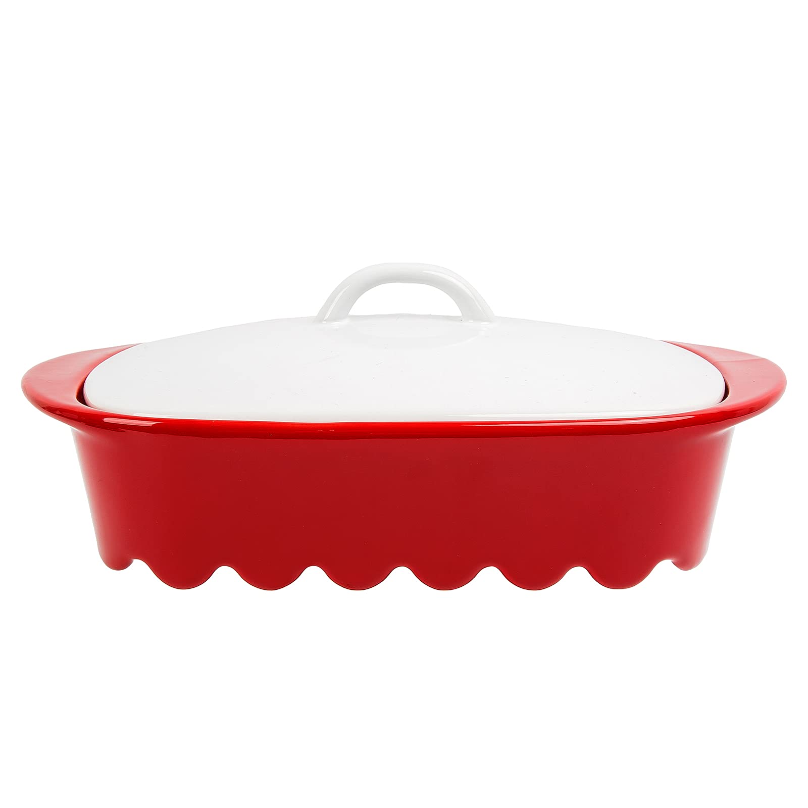 ZFJ Ceramic Microwave Bacon Maker with Lid-Bacon Tray for Microwave Cooking-Make Crispy Bacon in few Minutes
