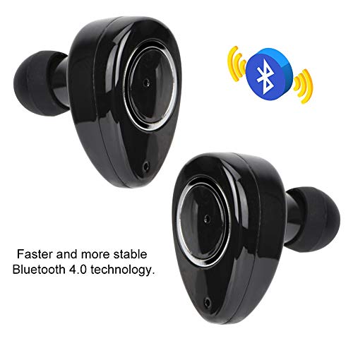 V BESTLIFE Bluetooth Earphone,Mini Wireless Dual Ear 3D Surround Stereo Sound Headset Noise Cancelling Support Multi-Point Connection