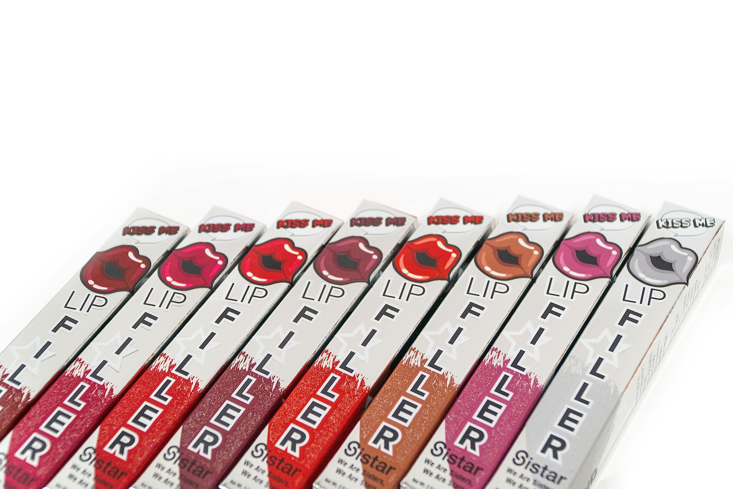 Sistar KISS ME Lip Filler Plumping Lip Gloss Hydrating High Shine Ultra Glitter Shimmering 2.5 mL / 0.09 fl. oz. (Iceland)