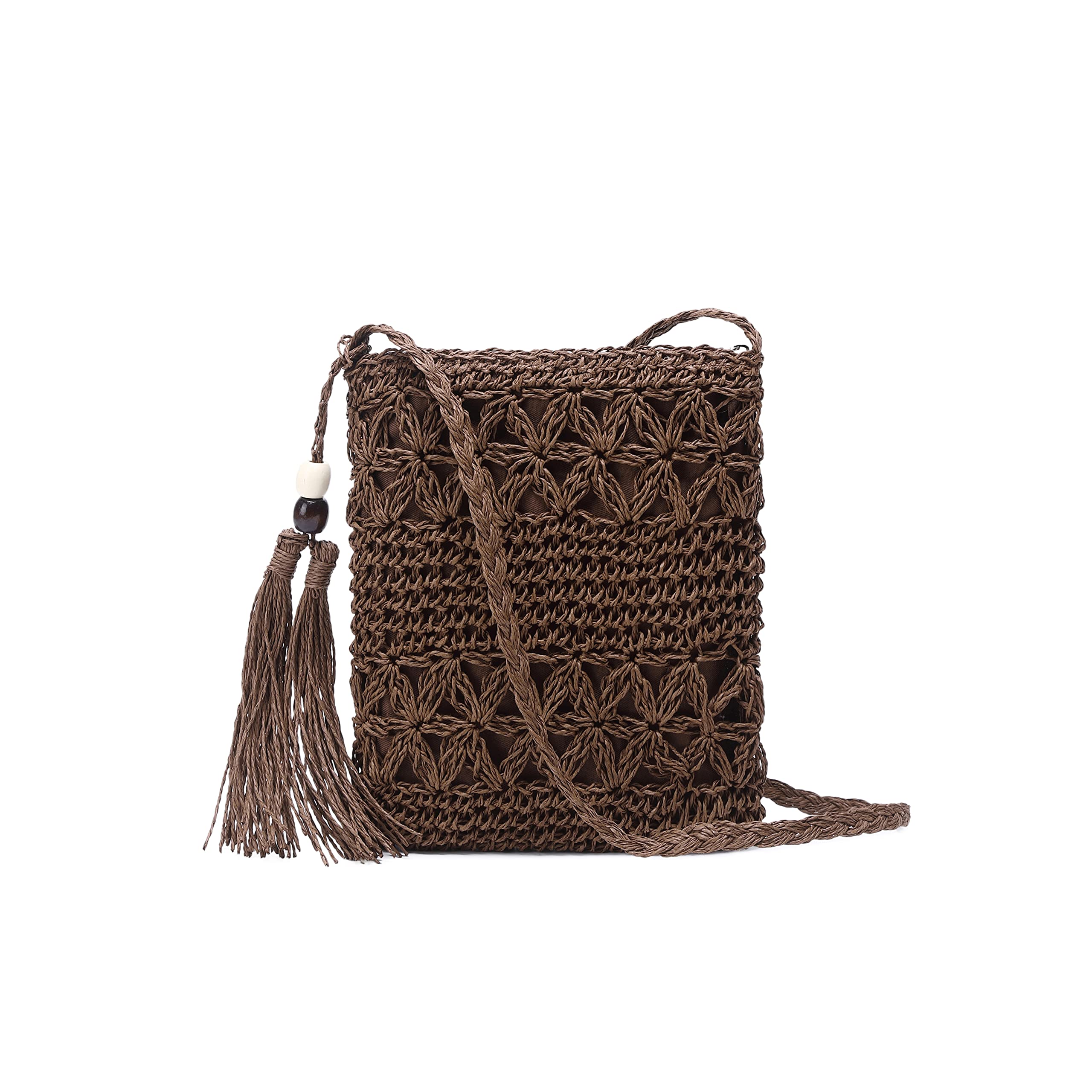 ZJIMLIN Straw Purses for women Straw Clutch Purse Envelope Handbag Summer Beach Straw Woven Crossbody Shoulder Bag