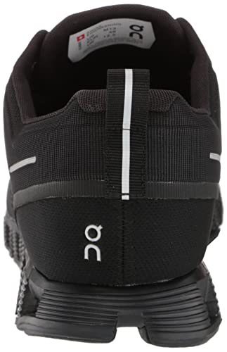 On Men's Cloud 5 Waterproof Sneakers, All Black, 13 Medium US