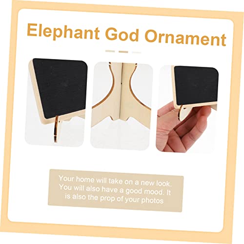 STOBOK 10pcs Message Board para Mesa De Desktop Blackboards Wooden Message Board Wedding Chalk Signs Wooden Blackboard Wedding Adornment Mini Blackboard Wooden Easel