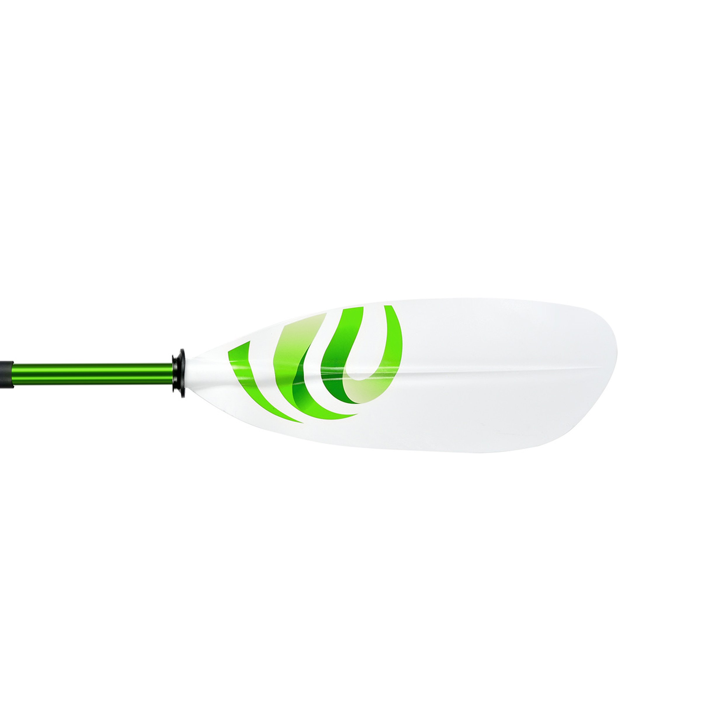 Shoreline Marine Propel Motion Kayak Paddle, White/Green, 96"