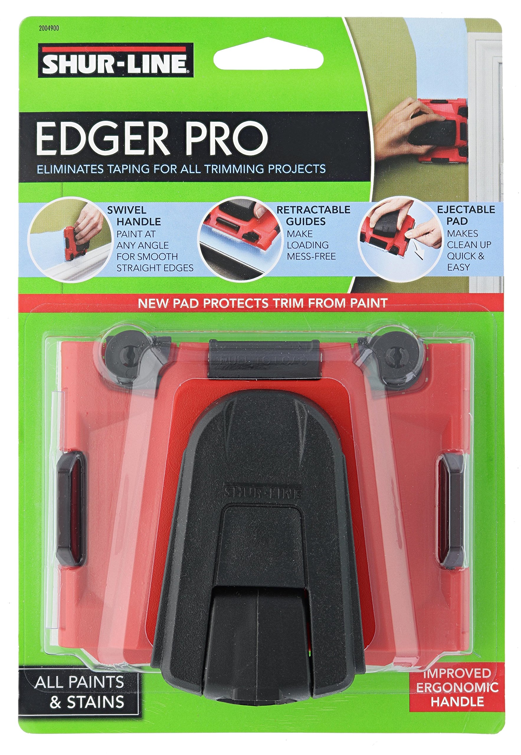 Shur-Line 2006561 Paint Edger Pro with Two Pack of 2001044 Painter’s Pad Refills