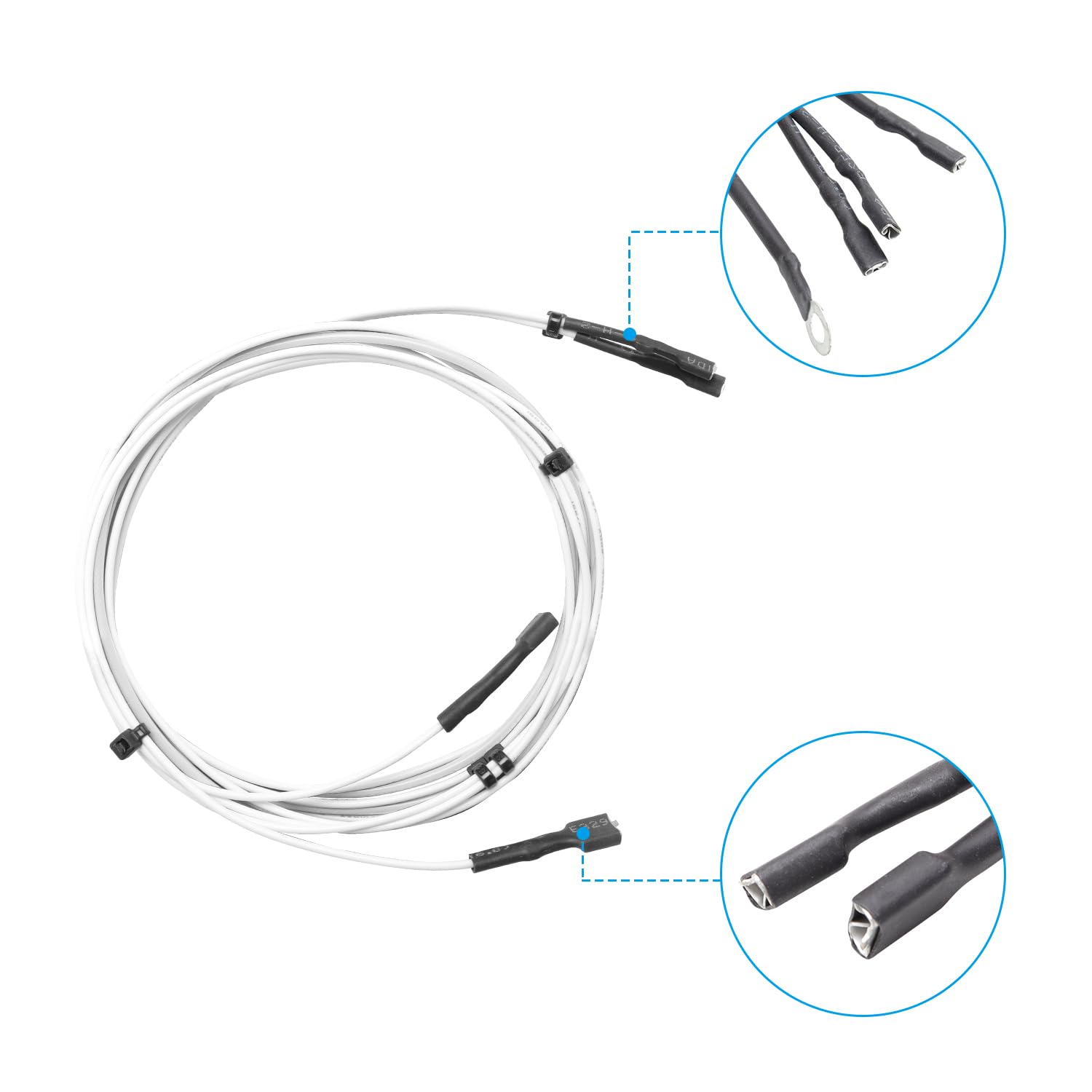 SafBbcue 63788 Grill Igniter Kit Replacement for Weber Grill Q3200 Grills Replacement Parts, Weber Q320 Grill Ignition Replacement, Weber 57060001 586002 57067001 Igniter