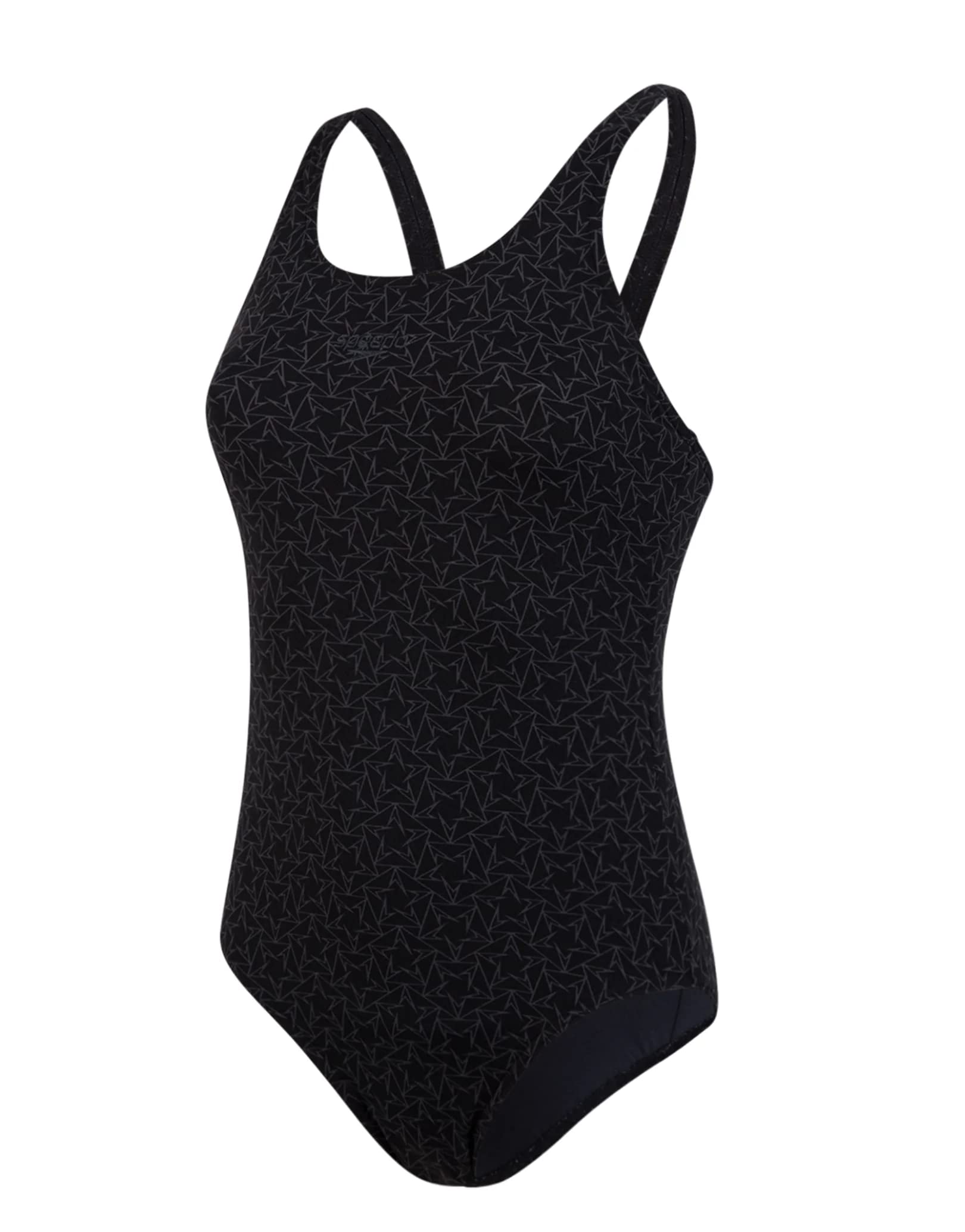 Speedo BoomStar Muscleback Swimsuit Black/Grey US 36