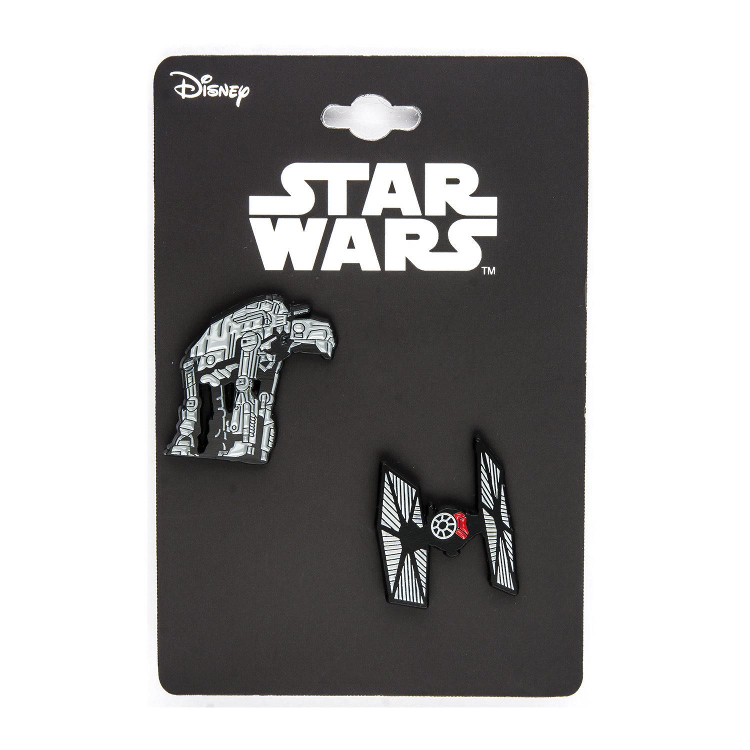 Star Wars: The Last Jedi at-M6 and Tie Fighter Enamel Collector Pin Set