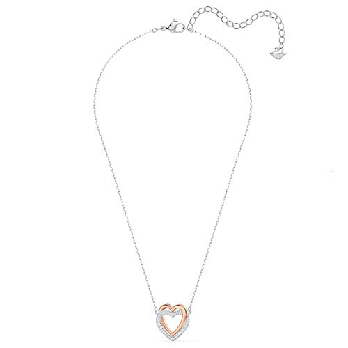 SWAROVSKI Hyperbola Pendant Necklace for Women, with a Mixed Metal Plated Finish and Clear Crystal Pavé