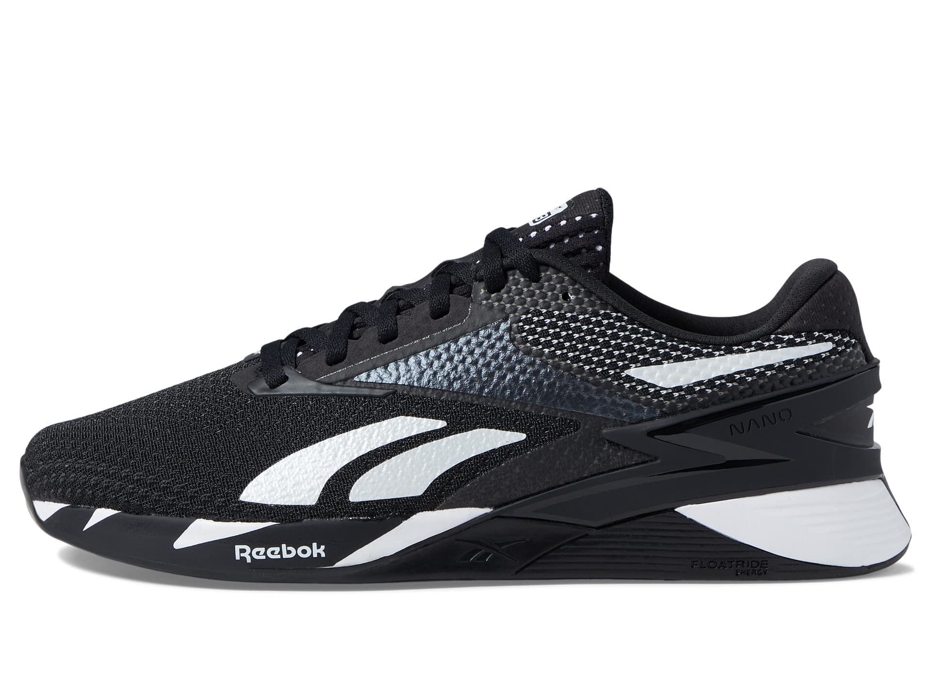 Reebok Unisex Nano X3 Cross Trainer, Black/White/Smash Orange, 8 US Men