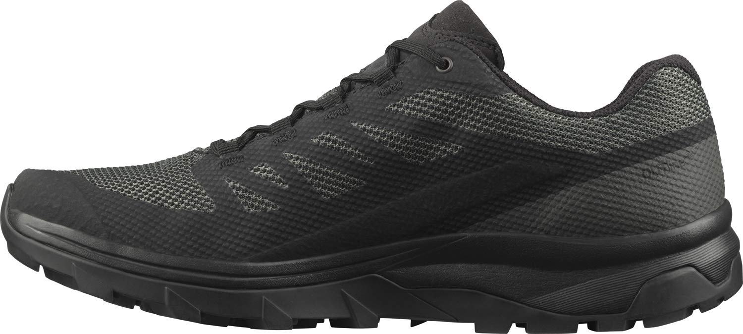 Salomon Outline Gore-TEX Hiking Shoes for Men, Burnt Olive/Black/Safari, 11.5 Wide
