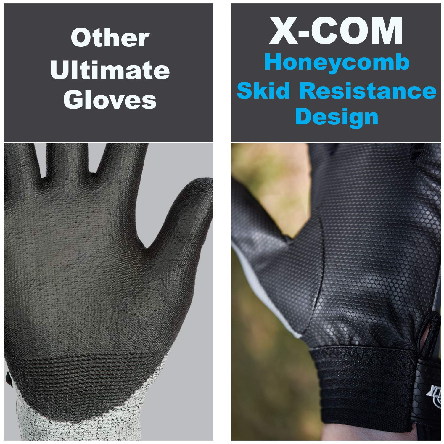 Ultimate Discs Gloves - Perfect Gloves for Ultimate Disc Players, for Consistent Grip & Friction. Improve Throws and Catches. All Weather Conditions.