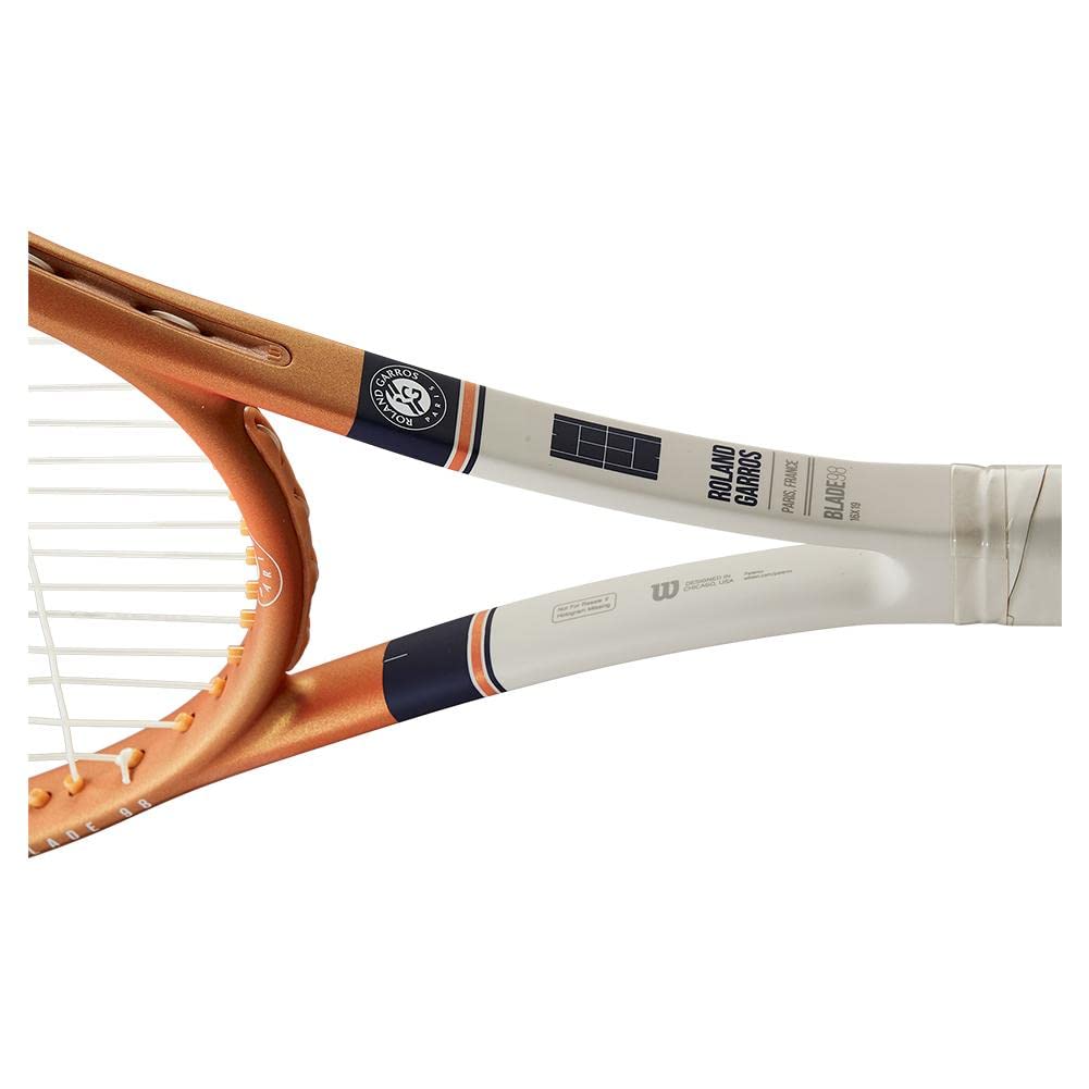 Wilson Blade 98 (16x19) v7 Roland Garros Edition Tennis Racquet (4-3/8)