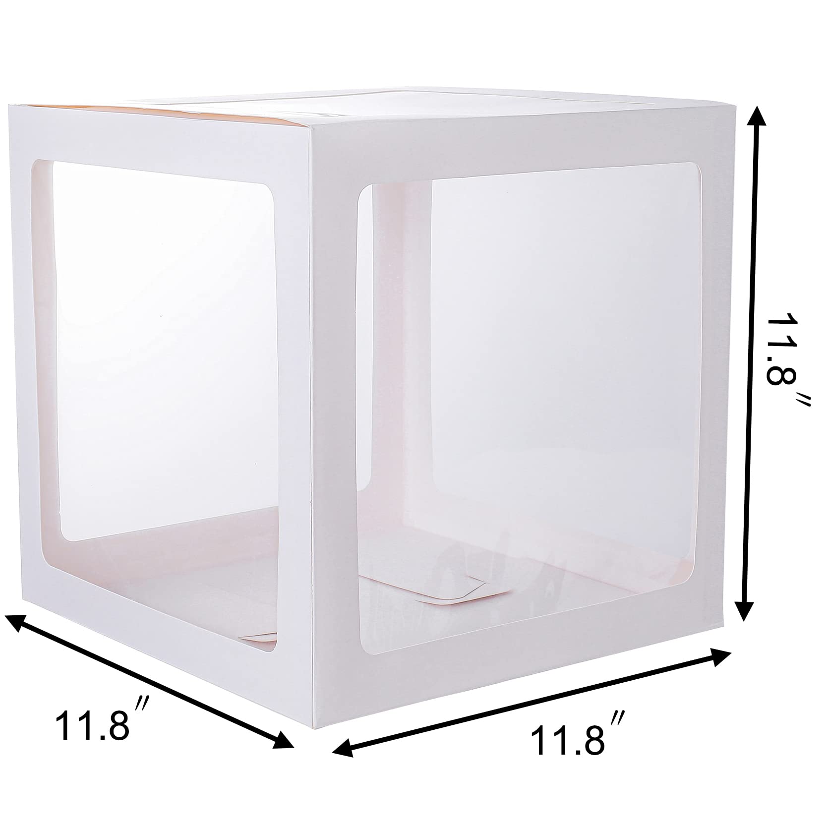 Sooyee First Birthday Decorations For Boy Or Girl, 3 Pcs ONE Balloon Boxes For 1st Birthday, Baby Clear Blocks Party Decor With ONE Letters For Photoshoot Props, Cake Smash Backdrop