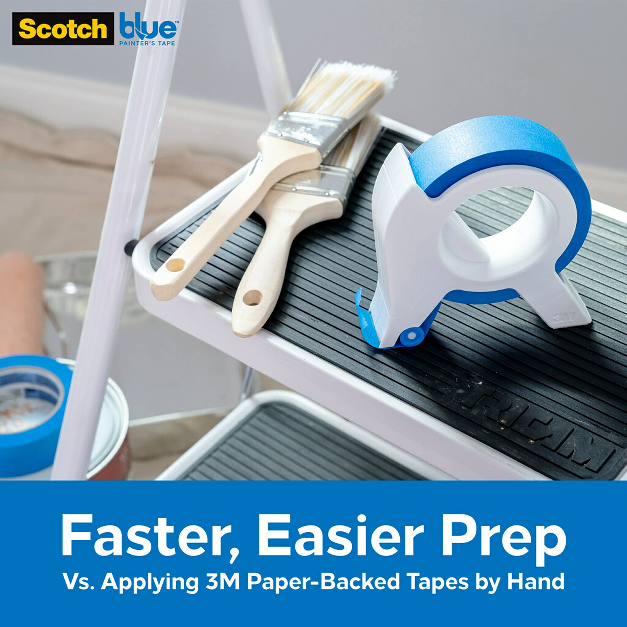 ScotchBlue TA3-SB-ESF Tape Applicator, 1.41" Width, White
