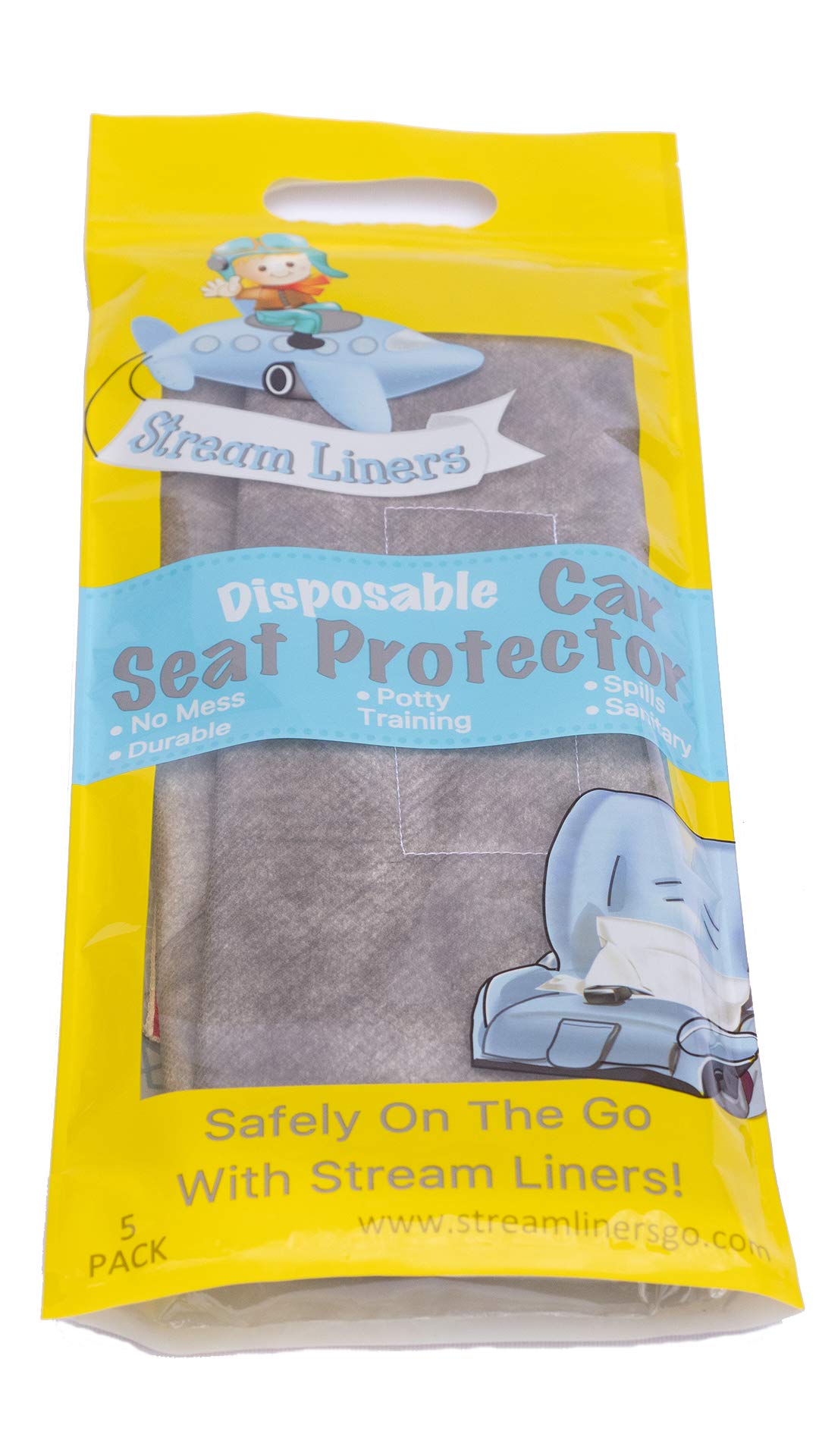 Stream Liners Premium Disposable Car Seat Piddle Pad (5 Pack)