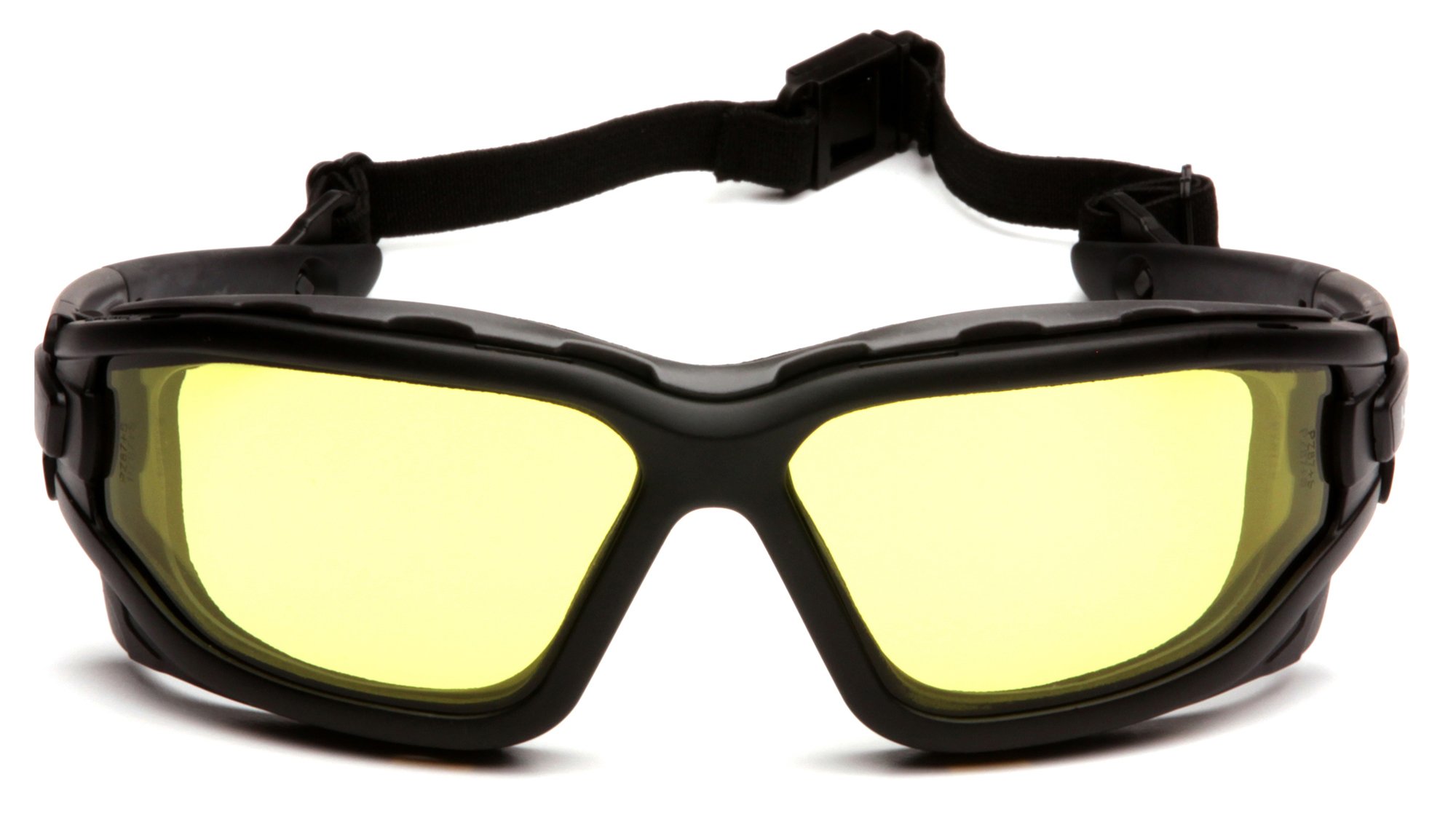 Pyramex SB7030SDT I-Force Safety Glasses Black Frame w/Amber A/Fog Lens (3 Pair)
