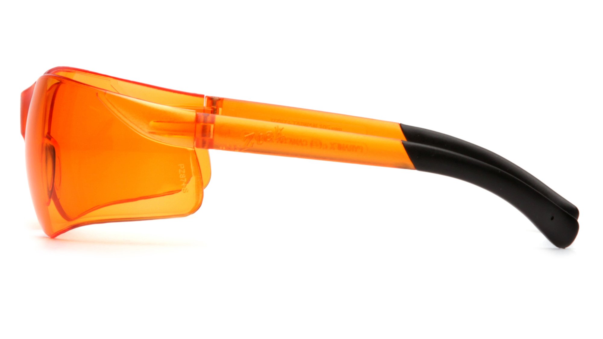 Pyramex Ztek S2510S Safety Glasses Case of 12 (Orange)