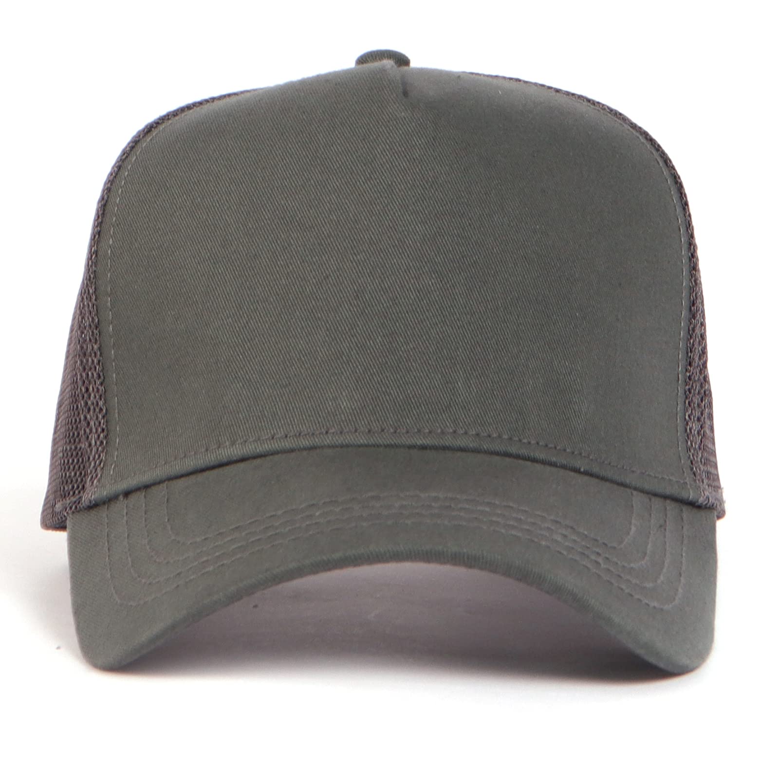 Zylioo Unisex Running Hat for Big Head,Mesh Back Buckle Baseball Cap,Curved Brim Breathable Trucker Hats