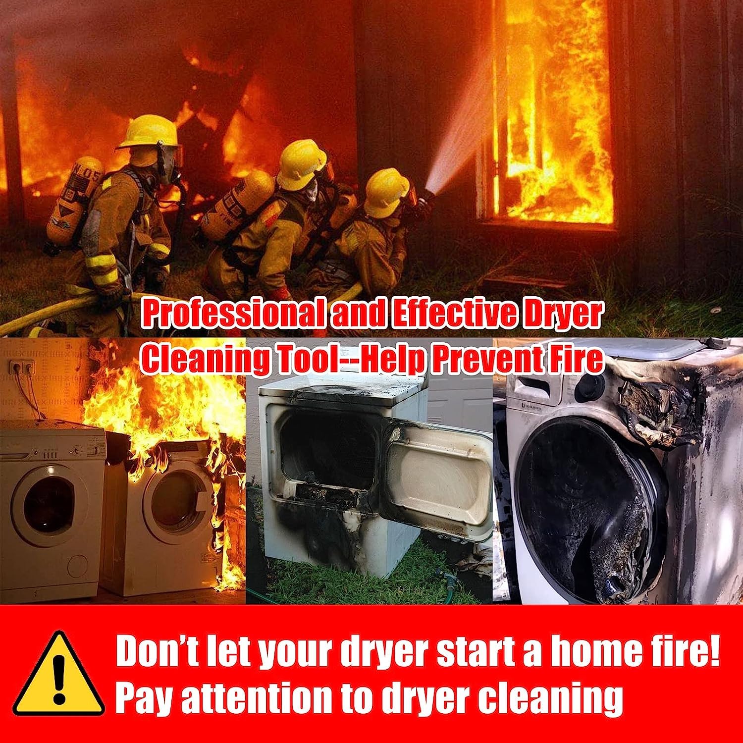 Sealegend 41 FEET Dryer Vent Cleaner Kit Flexible Quick Snap Brush with Drill Attachment Extend up to 41 FEET for Easy Cleaning Upgraded Dryer Vent Cleaning Kit Use With or Without a Power Drill