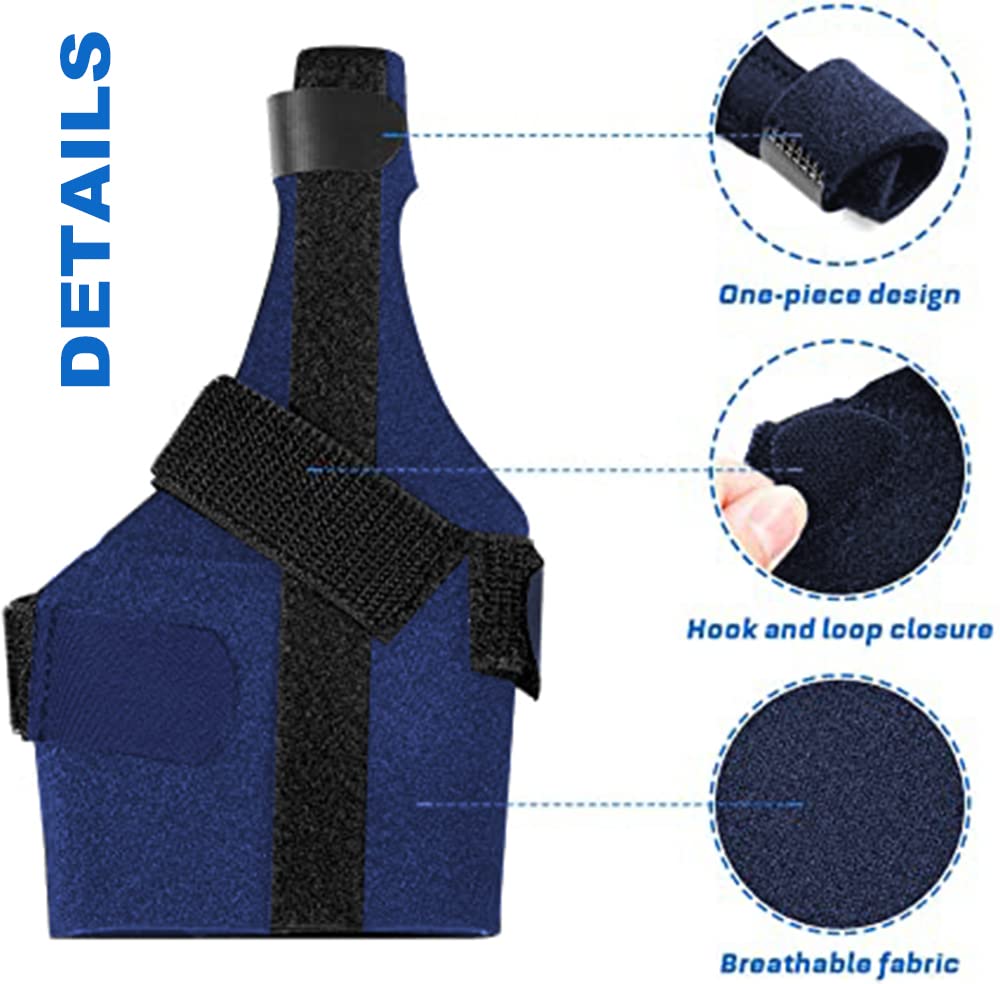 Winding Type Thumb Splint Brace Stabilizer Wrist Strap, Fits Both Hands, for Arthritis, Soft Tissue Injuries, Tendonitis, Pain, Sprains, Fractures Stabilizing Breathable, 1 Pack