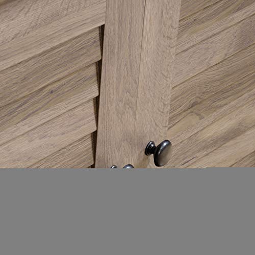 Sauder Harbor View Library with Doors, Salt Oak finish