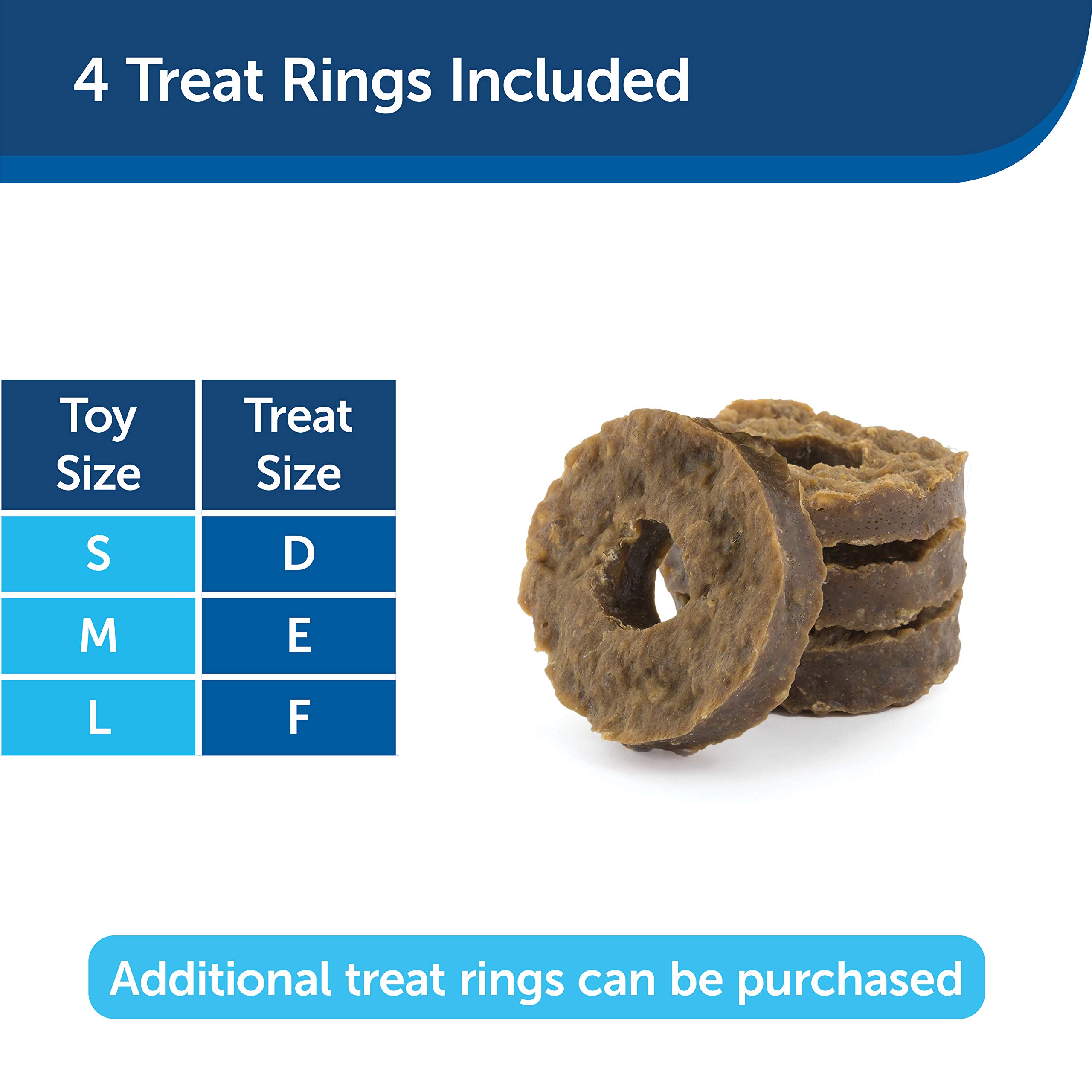 PetSafe Busy Buddy Ultra Stratos Treat Ring Dog Toy β Ultra Thick Treat Rings β Medium