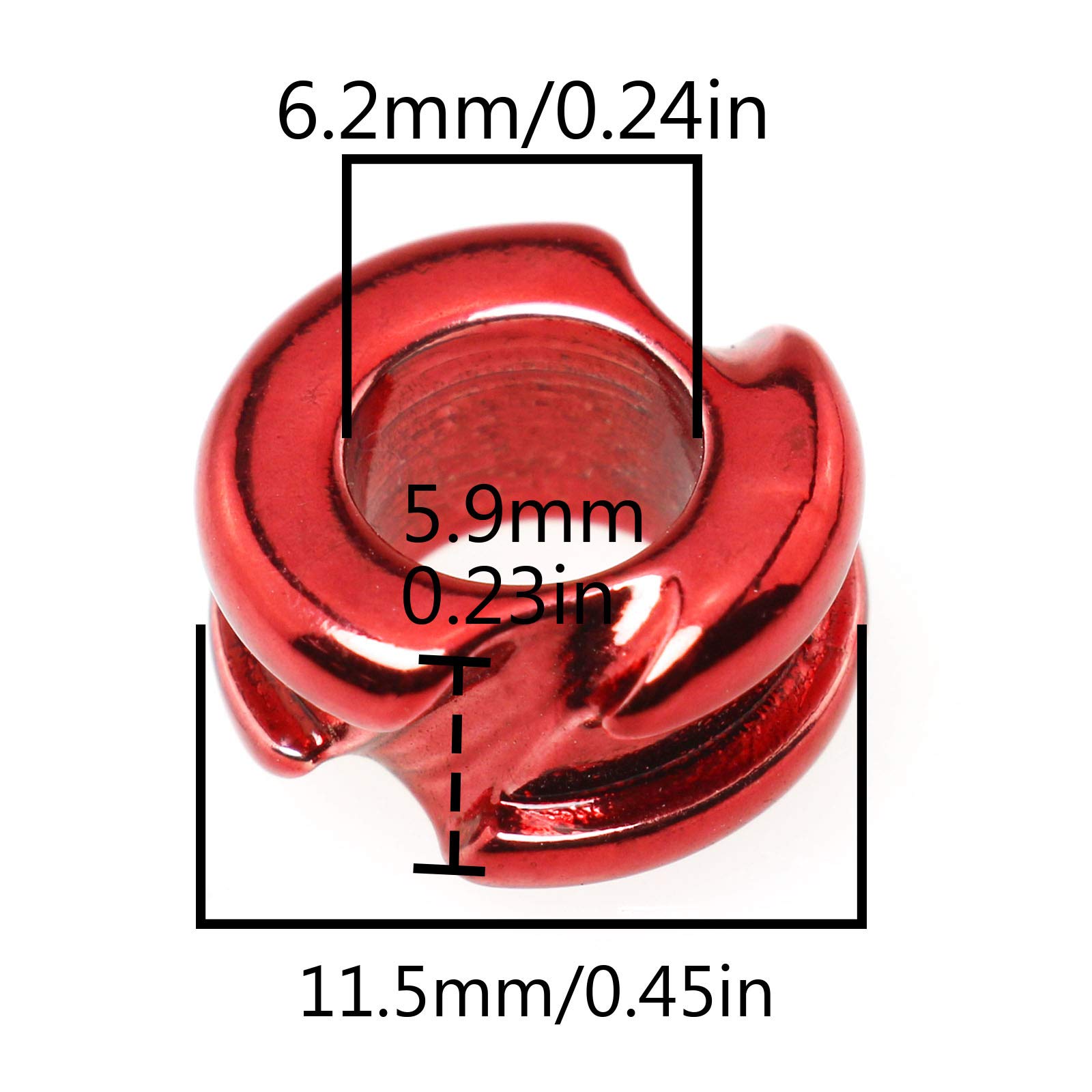 ZZHXSM Outdoors Peep Hunter Sight Centra Peep, 11.5 x 11.5mm Red