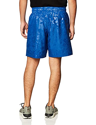 Under Armour Men's Woven Emboss Shorts, Tech Blue (432)/Black, Medium