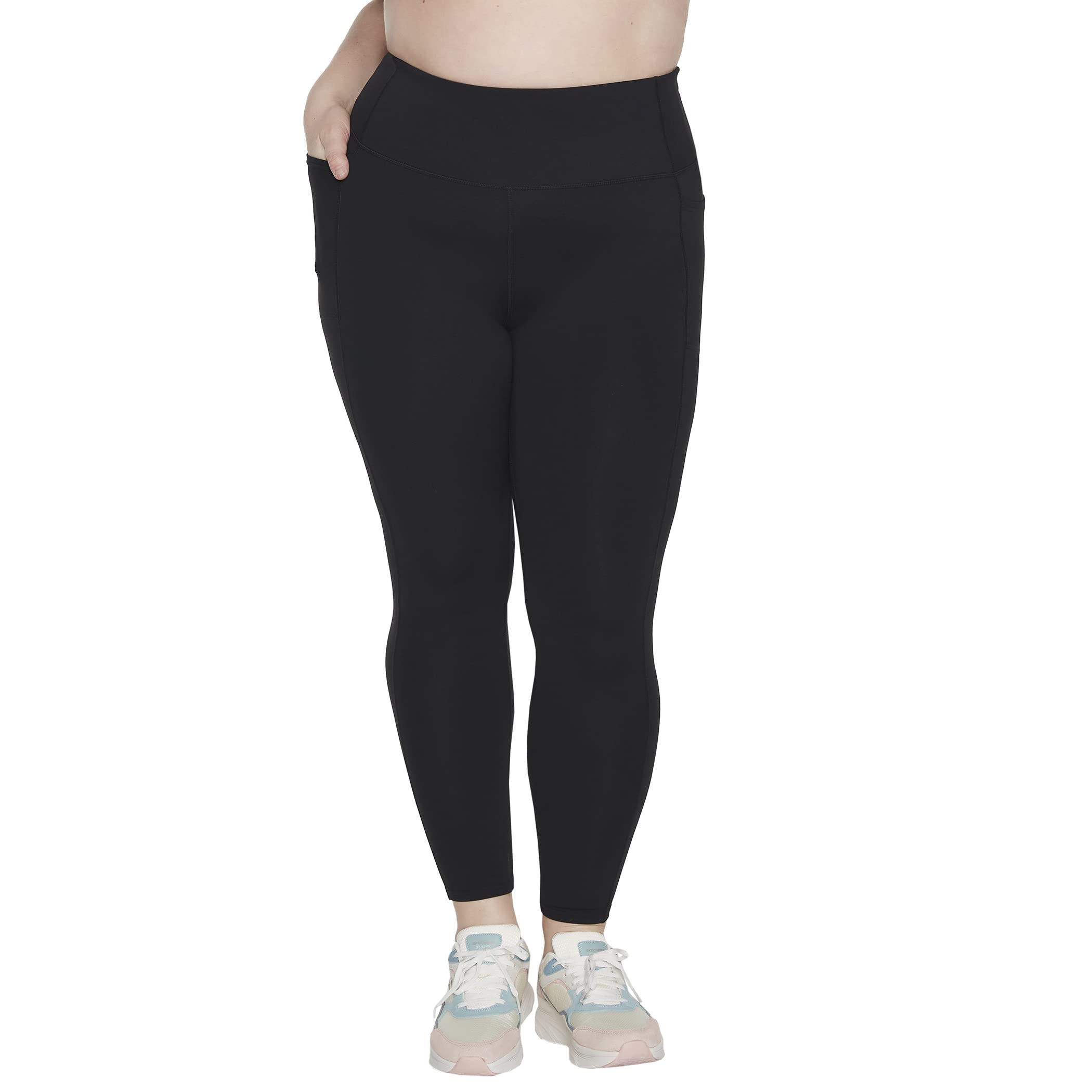 Skechers Women's Go Walk High Waisted Legging, Black, X-Small