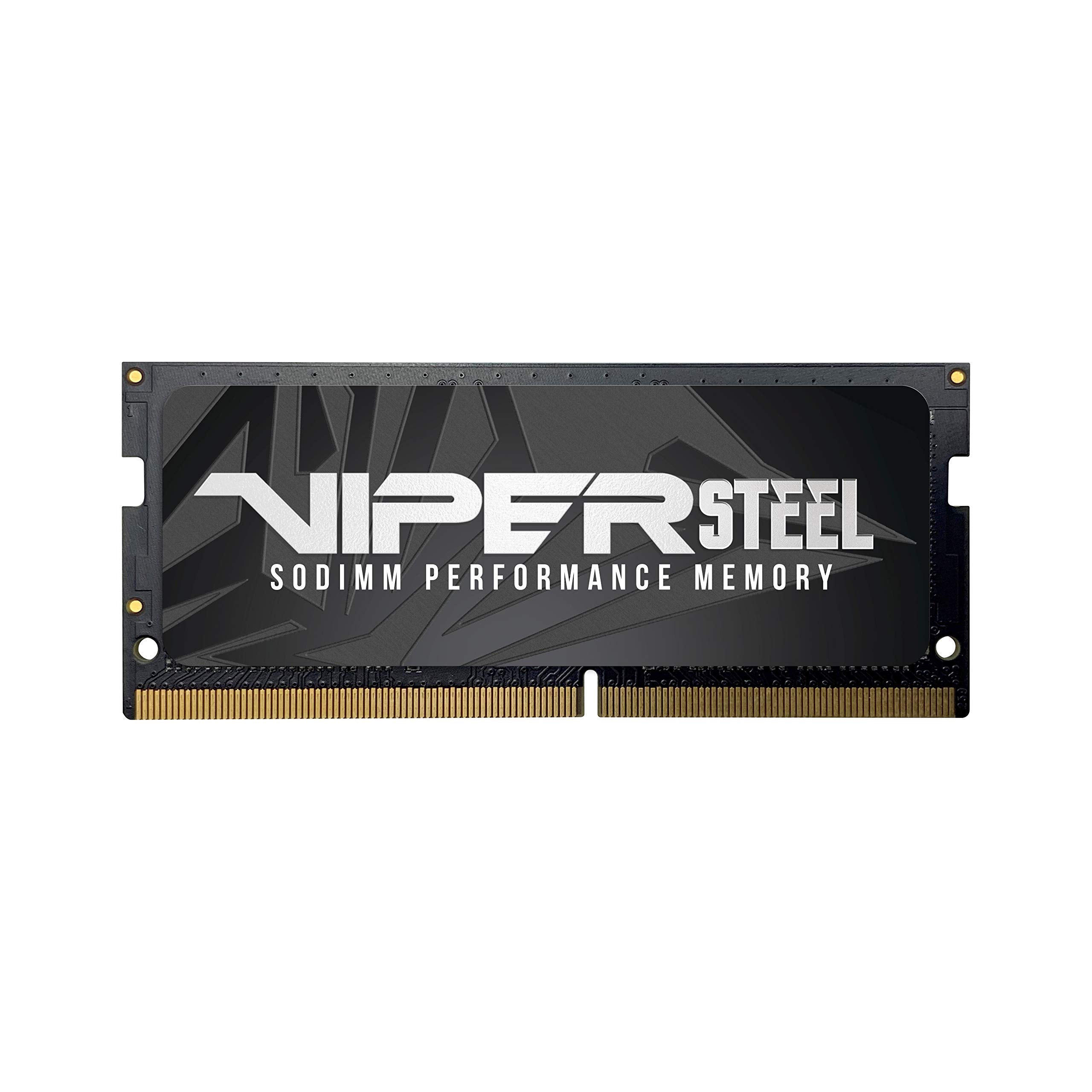 Patriot Viper Steel DDR4 RAM 16GB (1X16GB) 2400MHz CL15 SODIMM Laptop/Notebook Memory Module - PVS416G240C5S