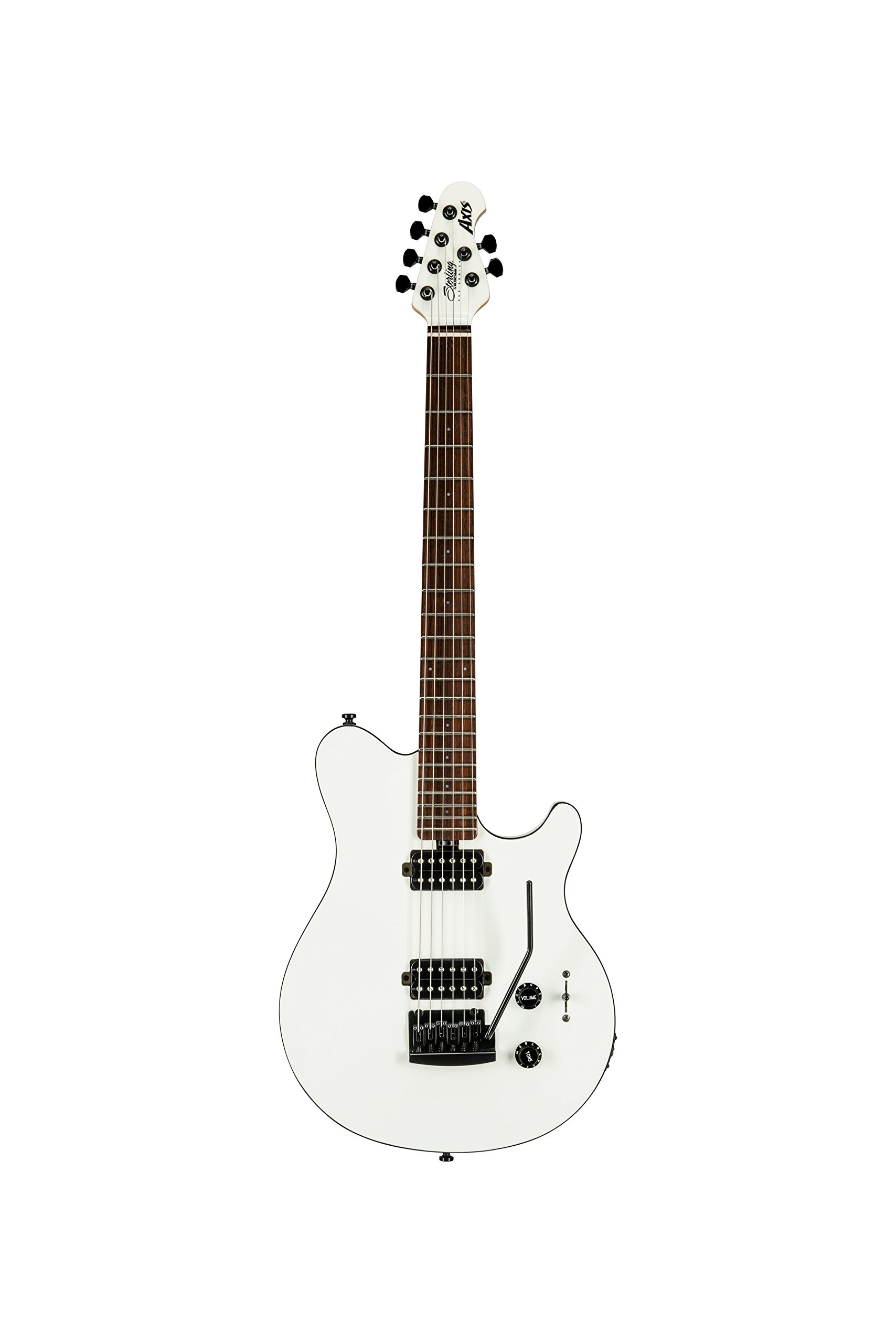 Sterling By MusicMan 6 String Sterling by Music Man Axis AX3S Electric Guitar Body, Right, White with Black Binding (AX3S-WH-R1)