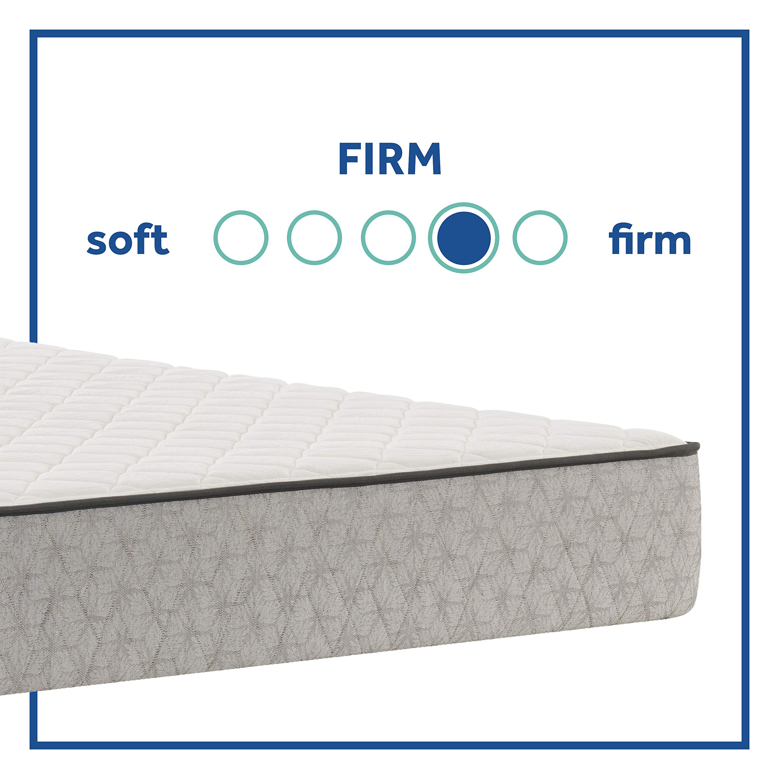 Sealy Essentials Spring Osage Bed Mattress Conventional, Twin, white