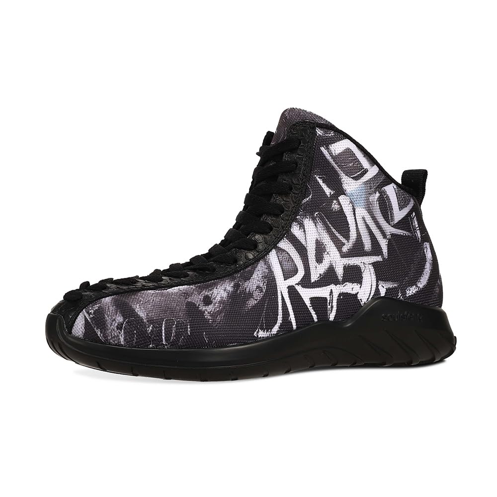 Soulsfeng Mens Non-SLIN High Top Basketball Shoes Breathable Cross Trainers Tennis Running Shoes for Fitness Size 13.5 Women/Size 12 Men