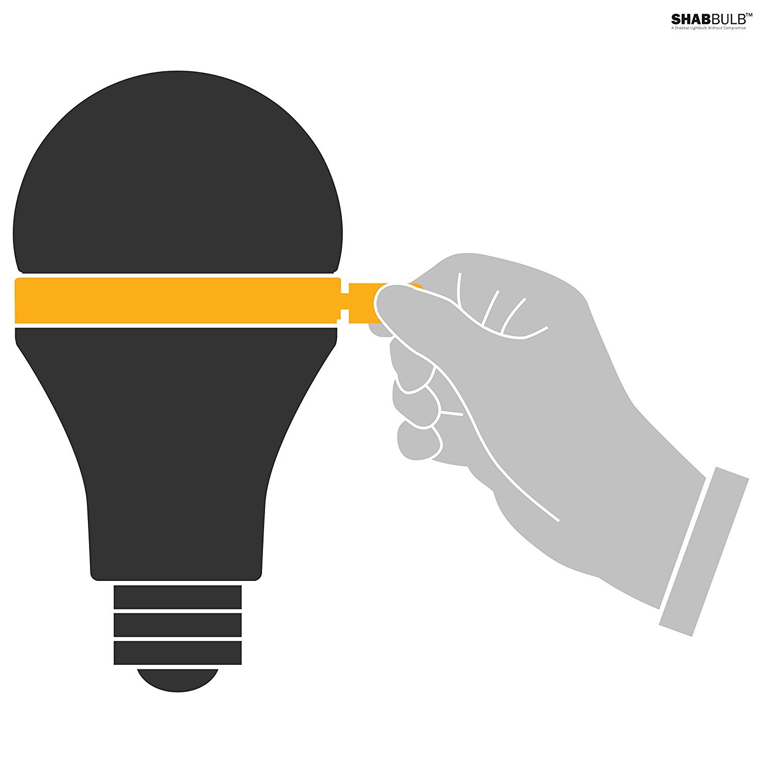 Sunlite ShabBulb, Shabbat Permissible LED Light Bulb, 7 Watt (40 Watt Equivalent) Warm White (2 Pack)