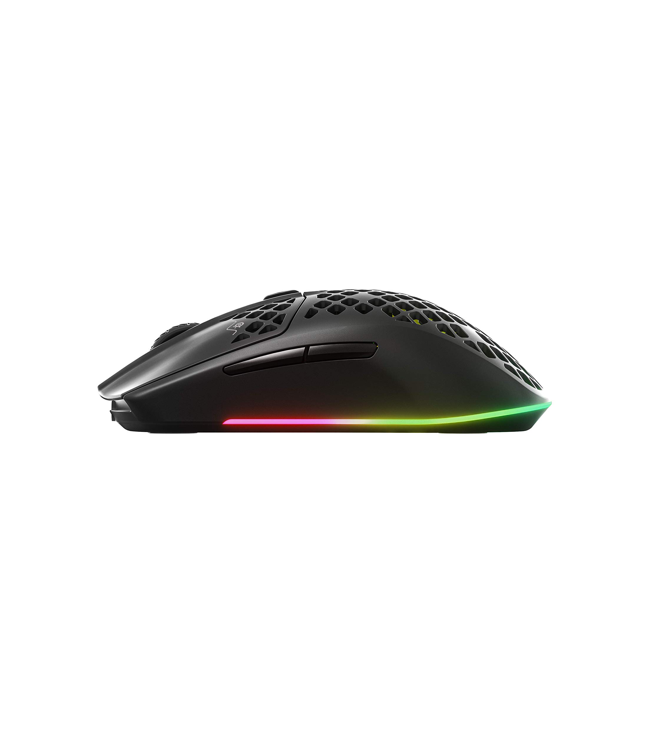 SteelSeries Aerox 3 Wireless Gaming Mouse, 18,000 CPI TrueMove Air Optical Sensor, Ultra-Lightweight Water Resistant Design, 200 Hour Battery Life, Certified Refurbished
