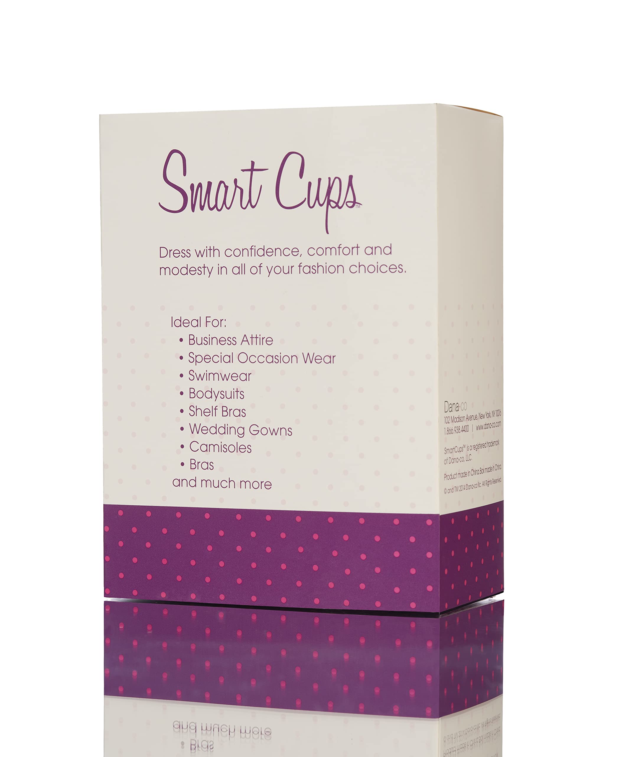 SMART CUPS Bra Pads Insert 2 Pairs Bra Inserts D/DD Cups Bra Replacement Pad Black& Nude