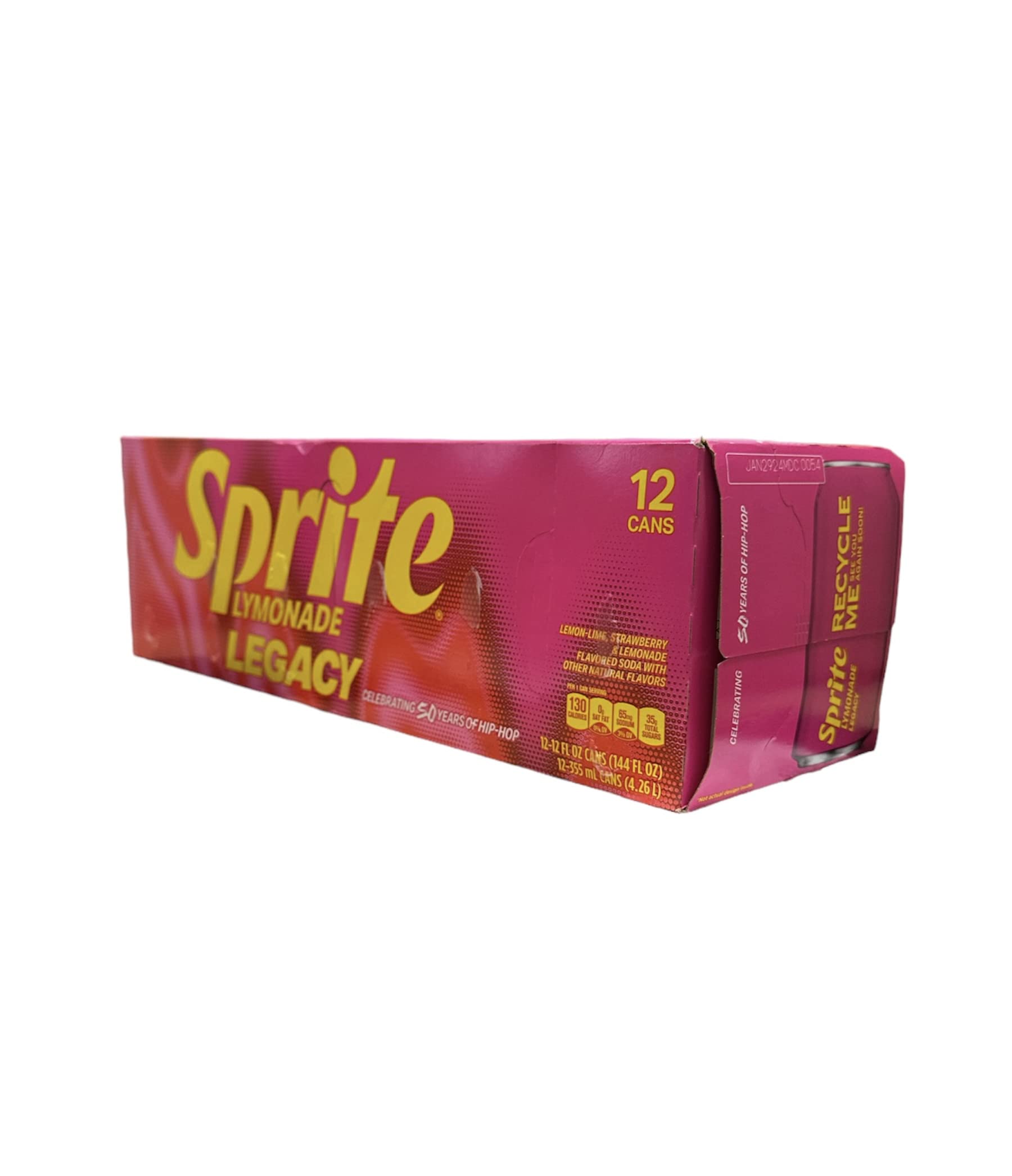 Sprite Lymonade Legacy - Munchie Box Stash (Pack of (12) 12 Oz Cans)