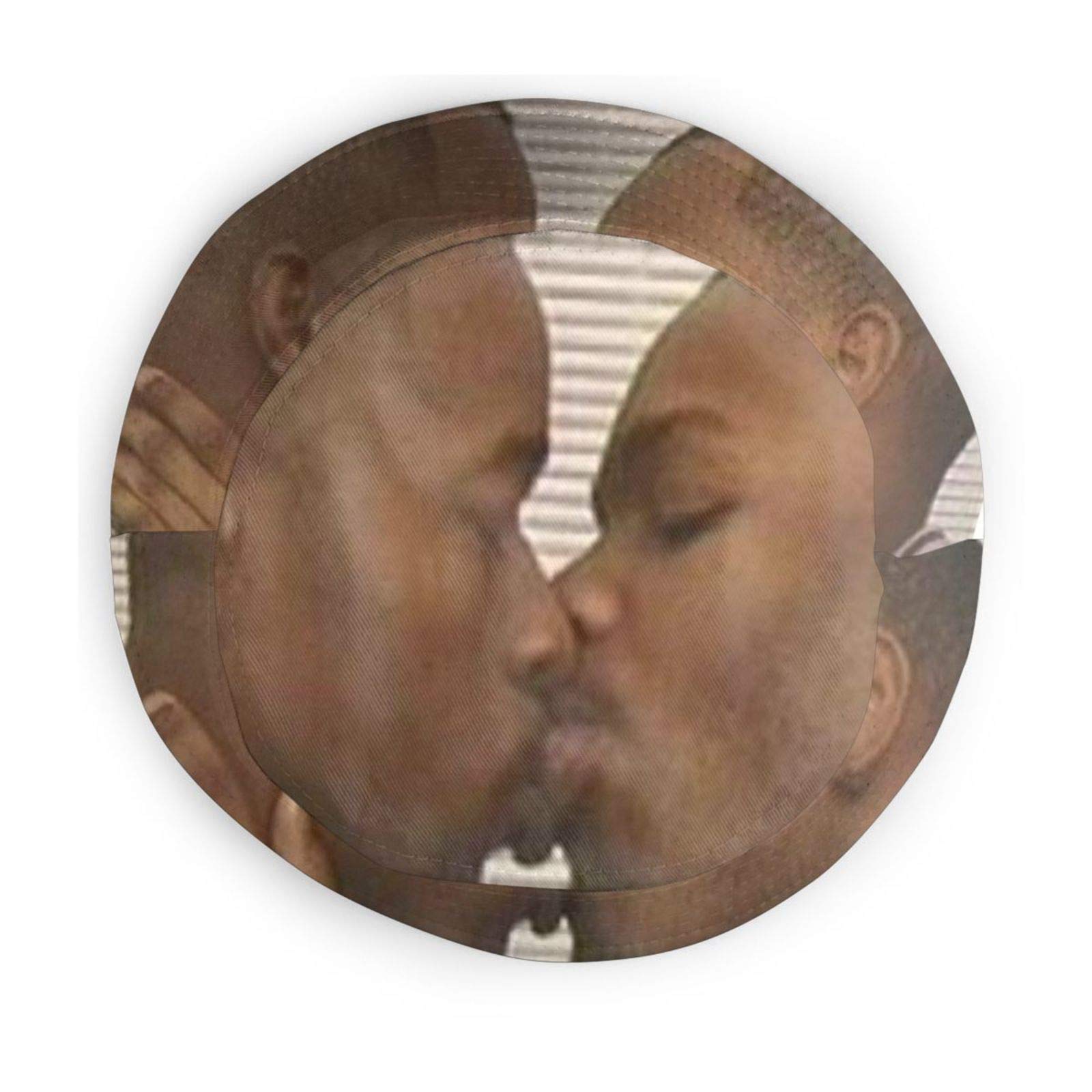 Two Black Men Kissing Meme Unisex Bucket Hat Summer Travel Beach Sun Hats Outdoor Cap