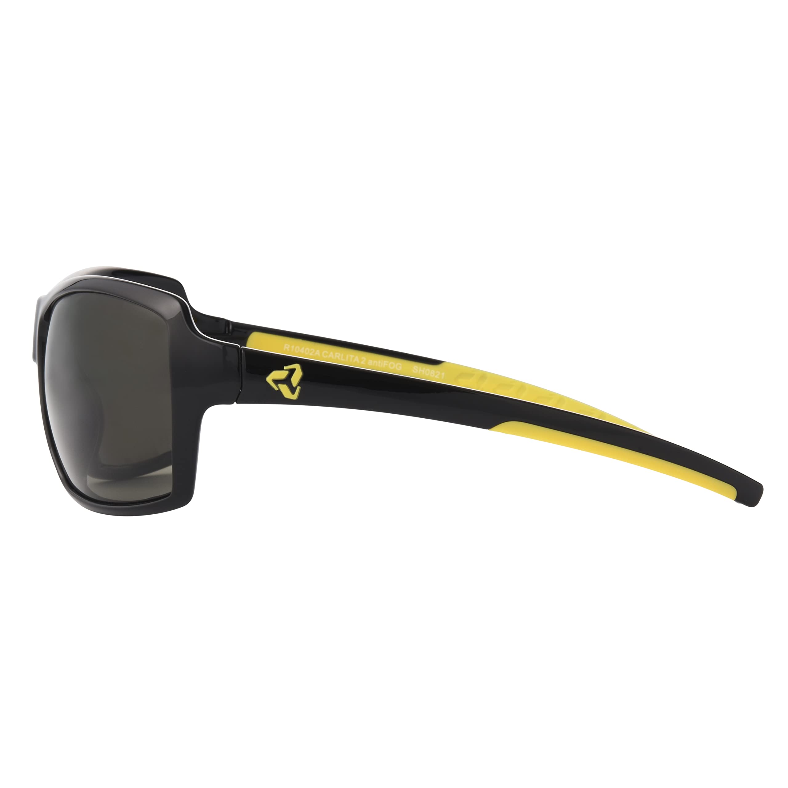 Ryders Carlita 2 AntiFog Sunglasses Wrap, Black, 63mm