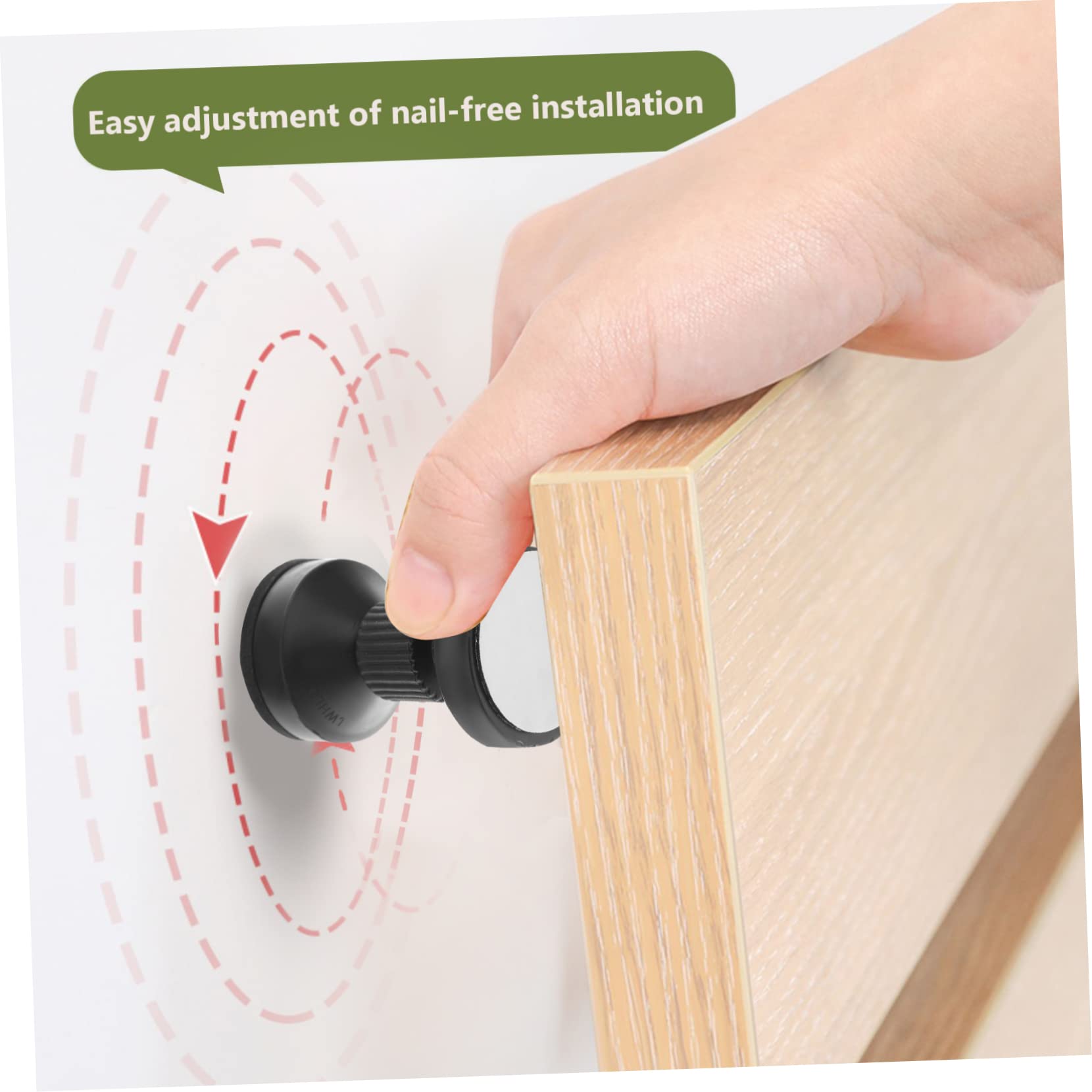 SECFOU 4pcs Furniture Fall Preventer Cabinet stoppers headboard stoppers Bed stoppers Bed Frame Support Round Bed Frame Bed Frame Adjustable Bed headboard Stopper Cupboard The Bed Plastic