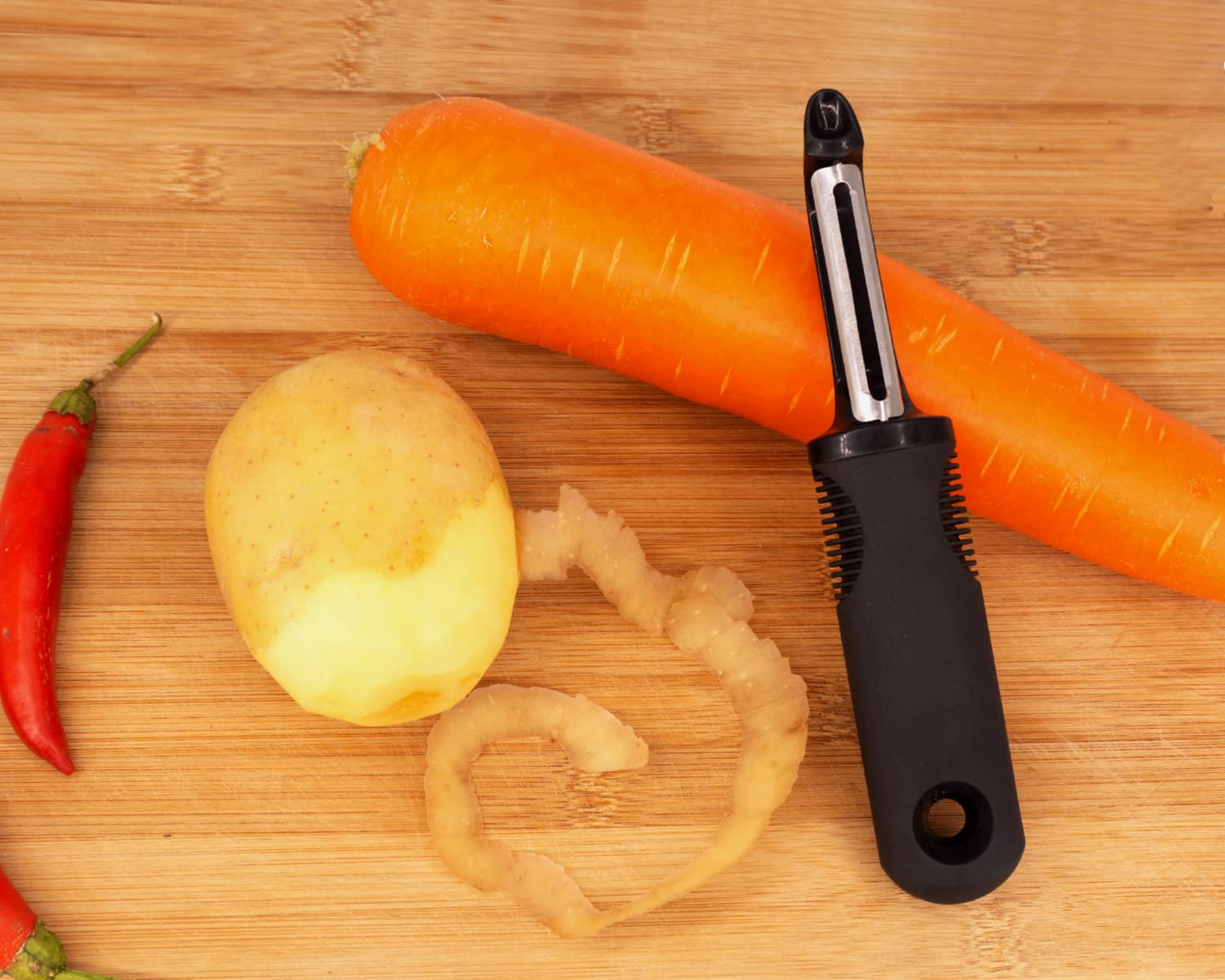Weymier Potato Peeler Vegetable Peeler Apple peeler Fruit Peeler for kitchen peeler Sharp Stainless Steel Swivel Blades Peeler Good Grip Handle Built-in Potato Eye Remover