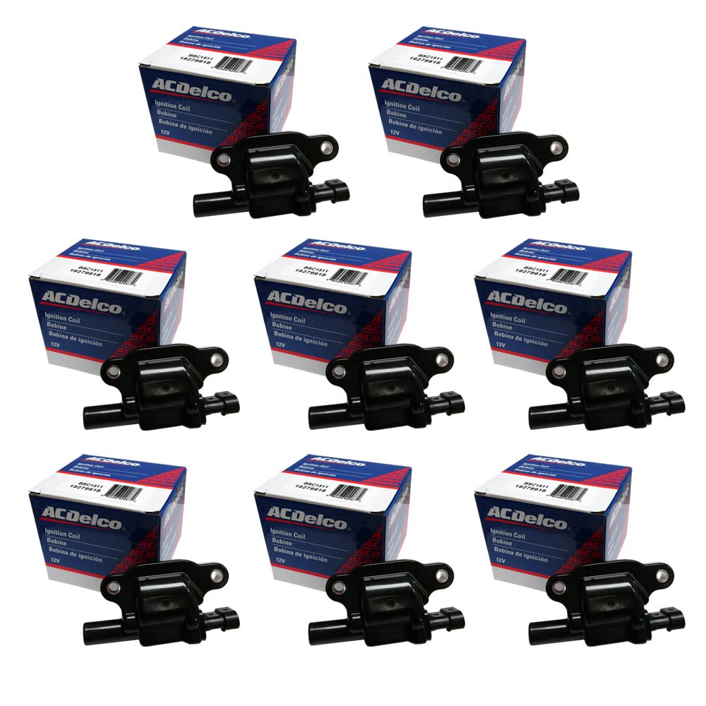 Set of 8 OEM-ACD Ignition Coils For For LS2 LS4 LS7 LS9 engines Compare to D513A D510C