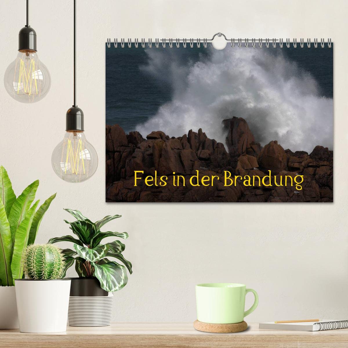 Rock in the surf (Wall Calendar 2024 DIN A4 Landscape), CALVENDO 12 Month Wall Calendar