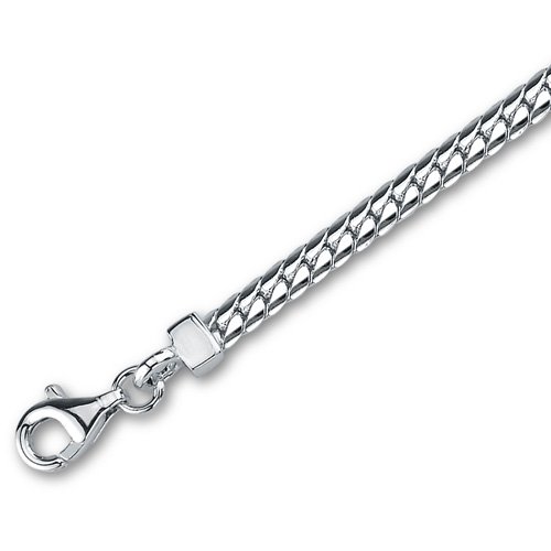 PEORA Amethyst Infinity Bracelet for Women 925 Sterling Silver, Natural Gemstone, 1.25 Carats total Oval Shape 6x4mm, 7 1/4 inch length