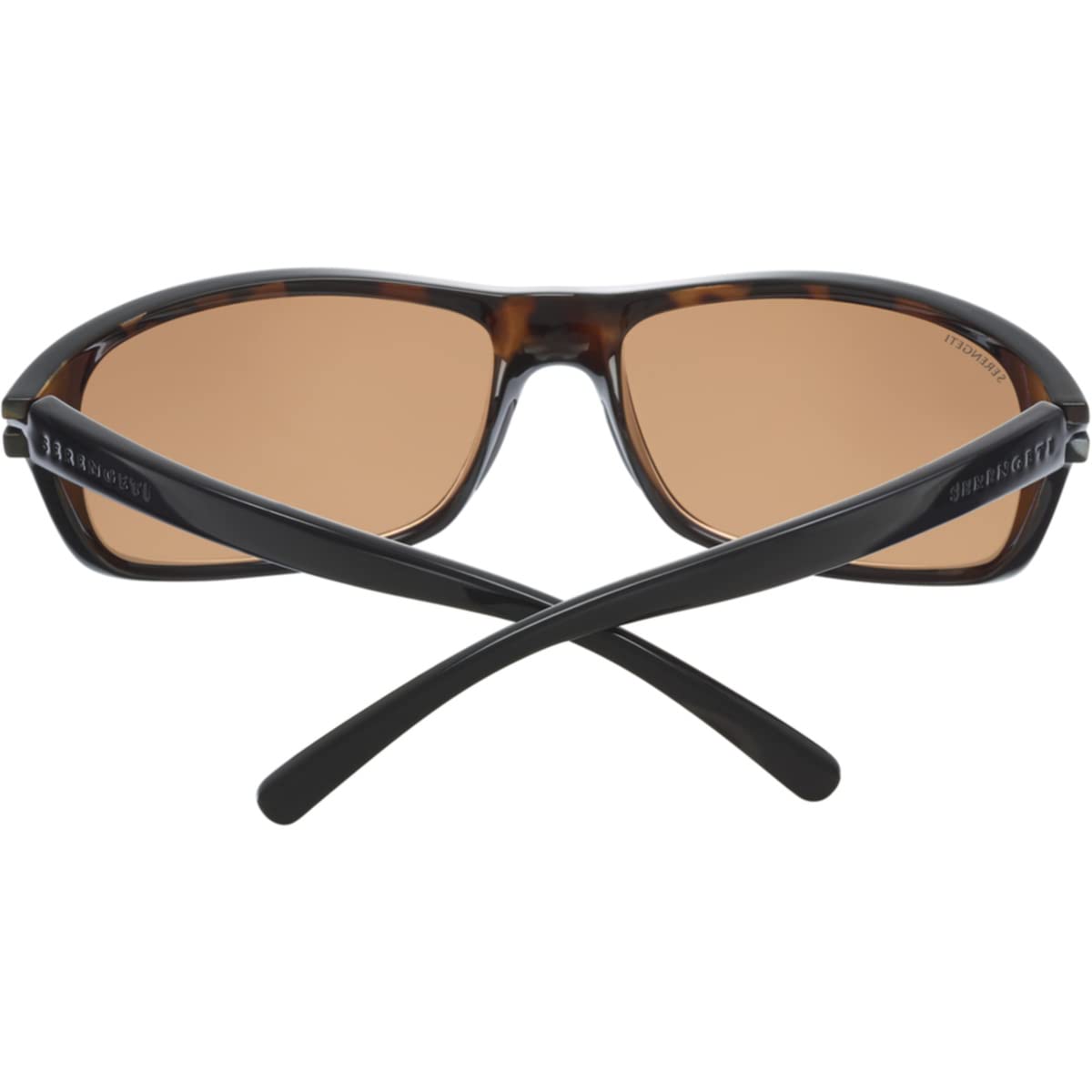 Serengeti Bormio 8167 Sunglasses, Shiny Black Tortoise, Polarized Drivers Lens