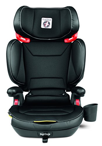 Peg Perego Viaggio Shuttle Plus 120 - Booster Car Seat - for Children from 40 to 120 lbs - Made in Italy - Licorice (Black)