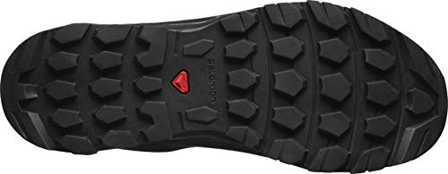 Salomon VAYA Gore-TEX Hiking Shoes for Women, Black/Balsam Green/Black, 6